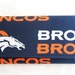 Denver Broncos Cotton Clutch Wallet, Handmade, Gift Ideas for Women ...