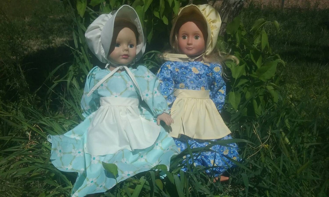 Pioneer Doll Dress Set, Am Girl Doll Dress, 18" Doll Dress - Etsy