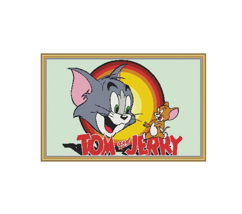 Cross Stitch Pattern Tom & Jerry Instant Download PDF | Etsy
