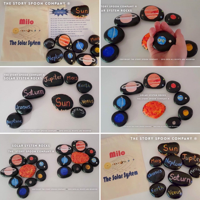 Solar System Stones - Space - Solar System - Story Stones - Jupiter ...