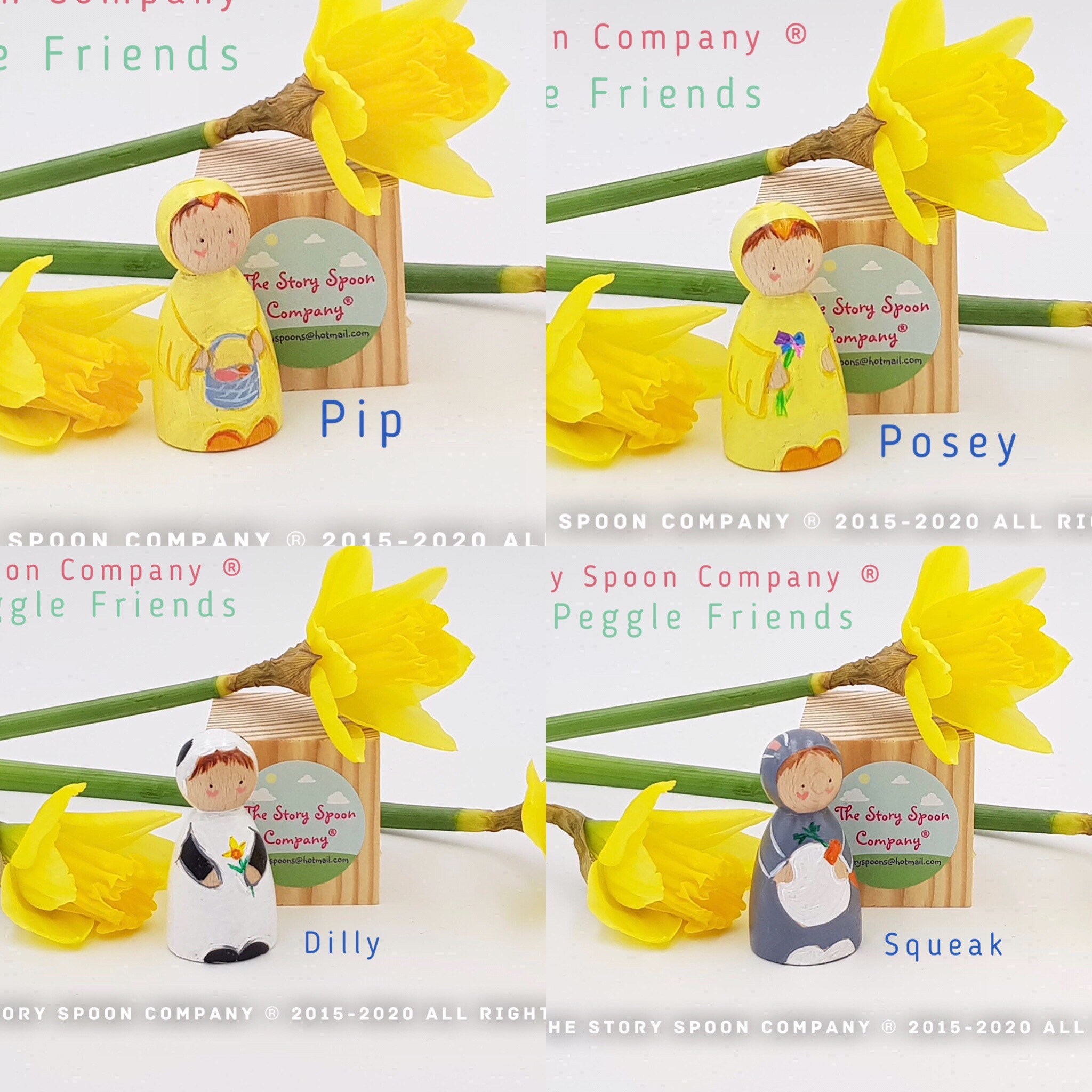 Easter Peg Dolls. Chick. Rabbit. Lamb. Bunny. Easter. Spring. | Etsy