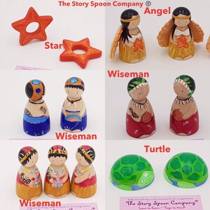 Hawaiian Nativity Set. Family. Present. Gift. Christmas. Chrstian ...