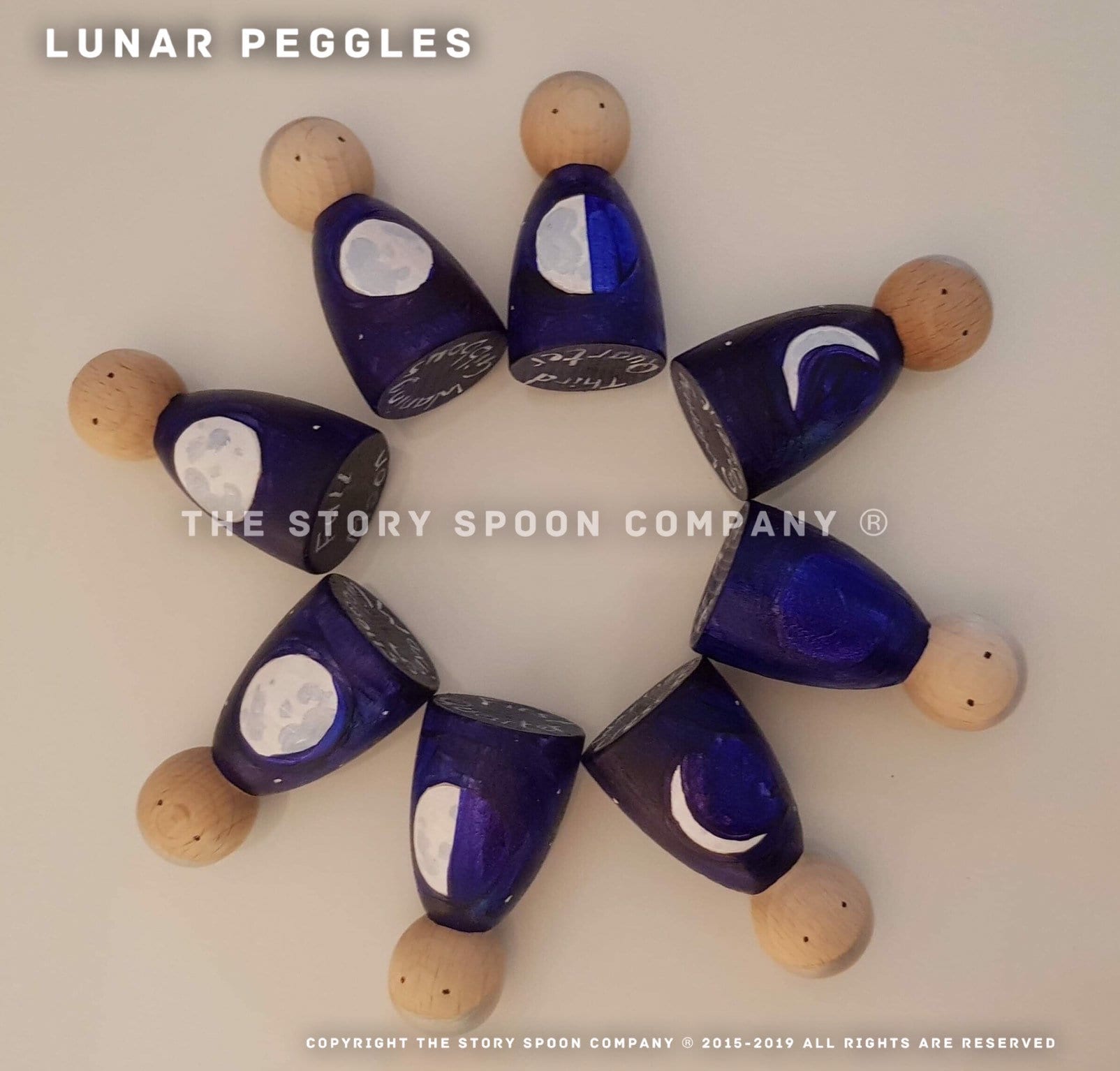 Lunar Peggles Moon Lunar Phases Space Solar System | Etsy