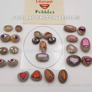 Face & Emotion Stones - Emotional - Happy - Sad - Confused - Angry ...