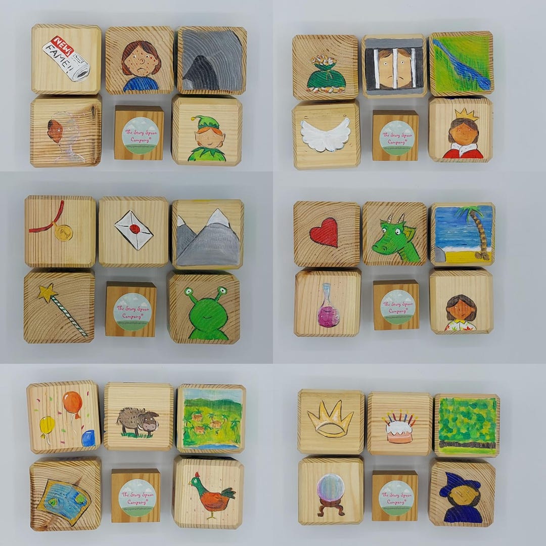 Story Blox. Storytime. Story Cube. Story Block. Wooden Toys. Montessori ...