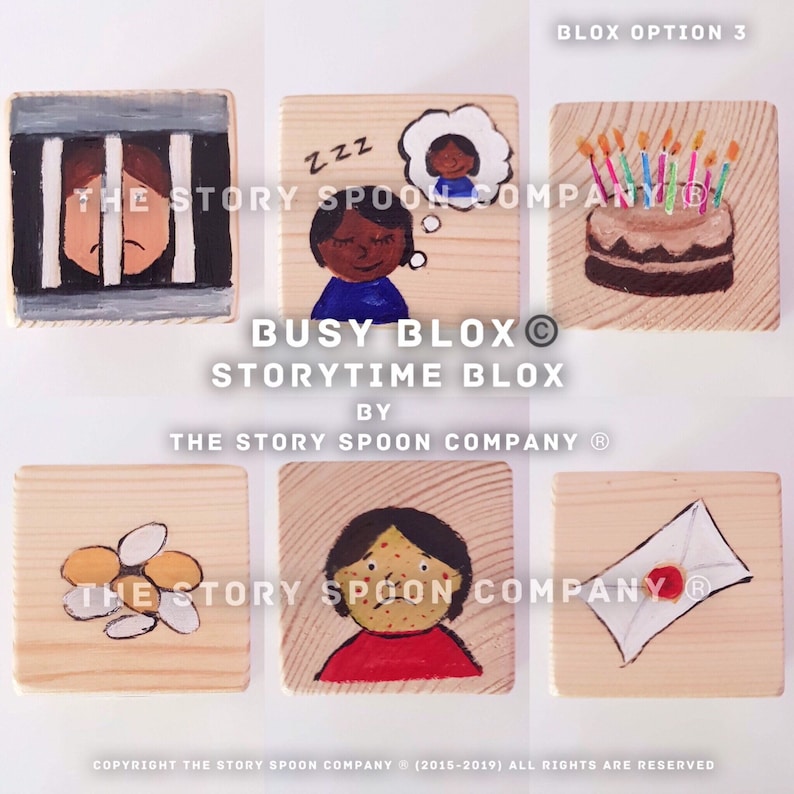 Story Blox. Storytime. Story Cube. Story Block. Wooden Toys. | Etsy