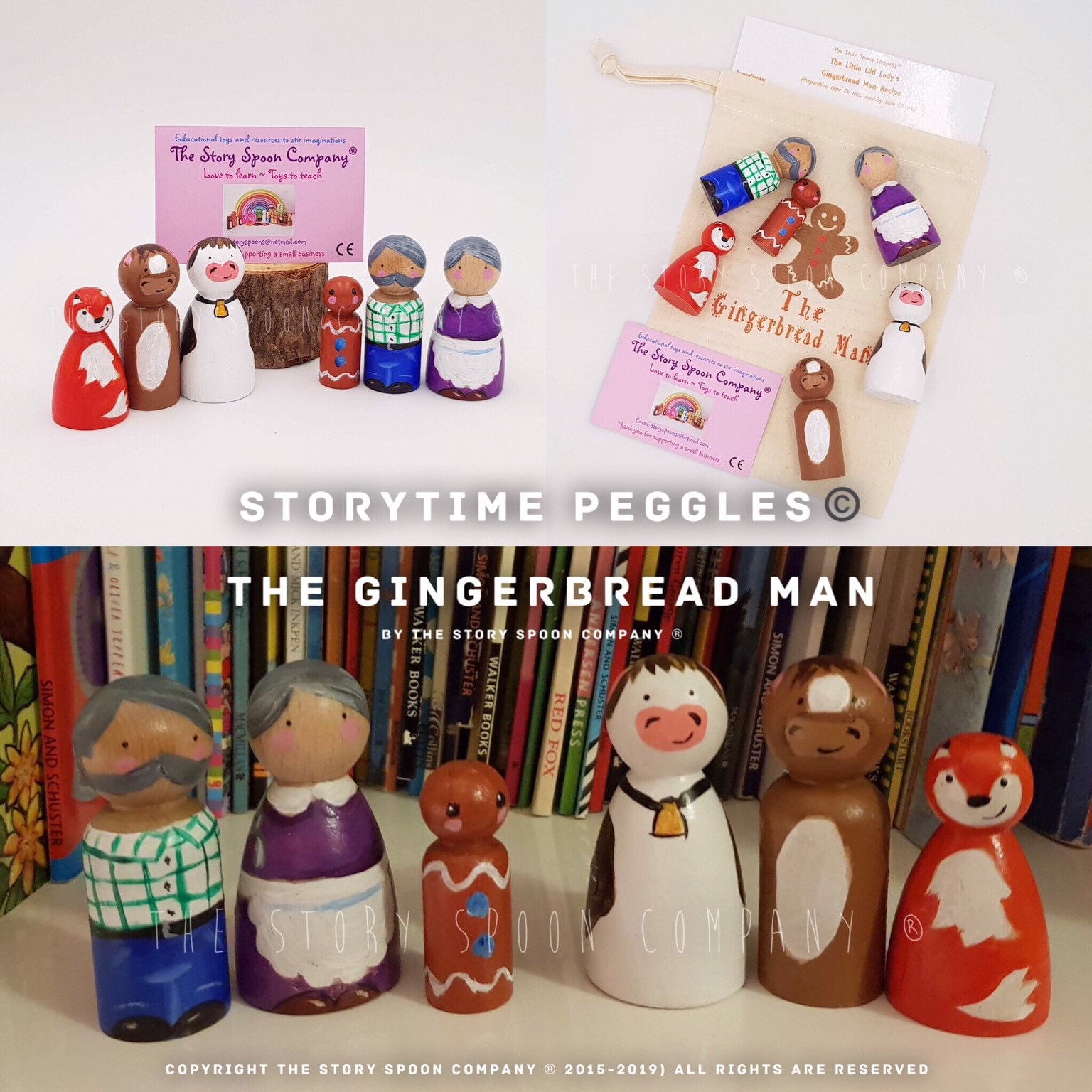 Peg Dolls. the Gingerbread Man. Story Props. Early Years. | Etsy UK