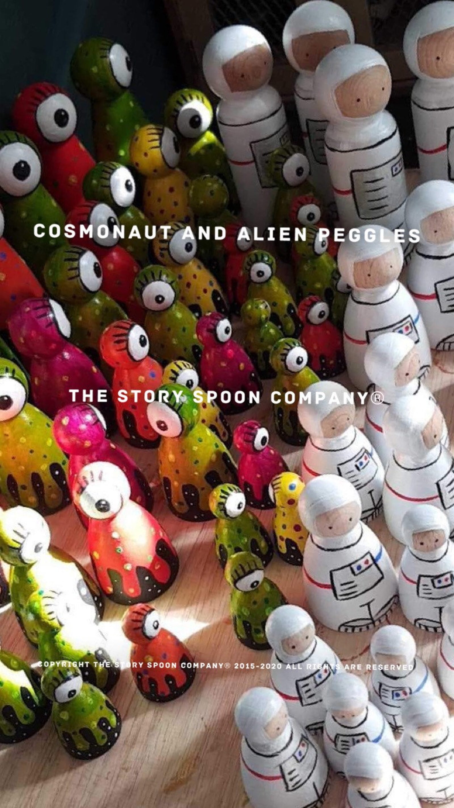 Cosmic Peggles. Astronaut. Alien. Cosmonaut. Peg Doll. Wooden | Etsy