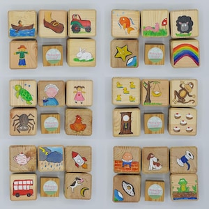 Song Blox. Nursery Rhyme. Story Cube. Story Block. Wooden Toys ...