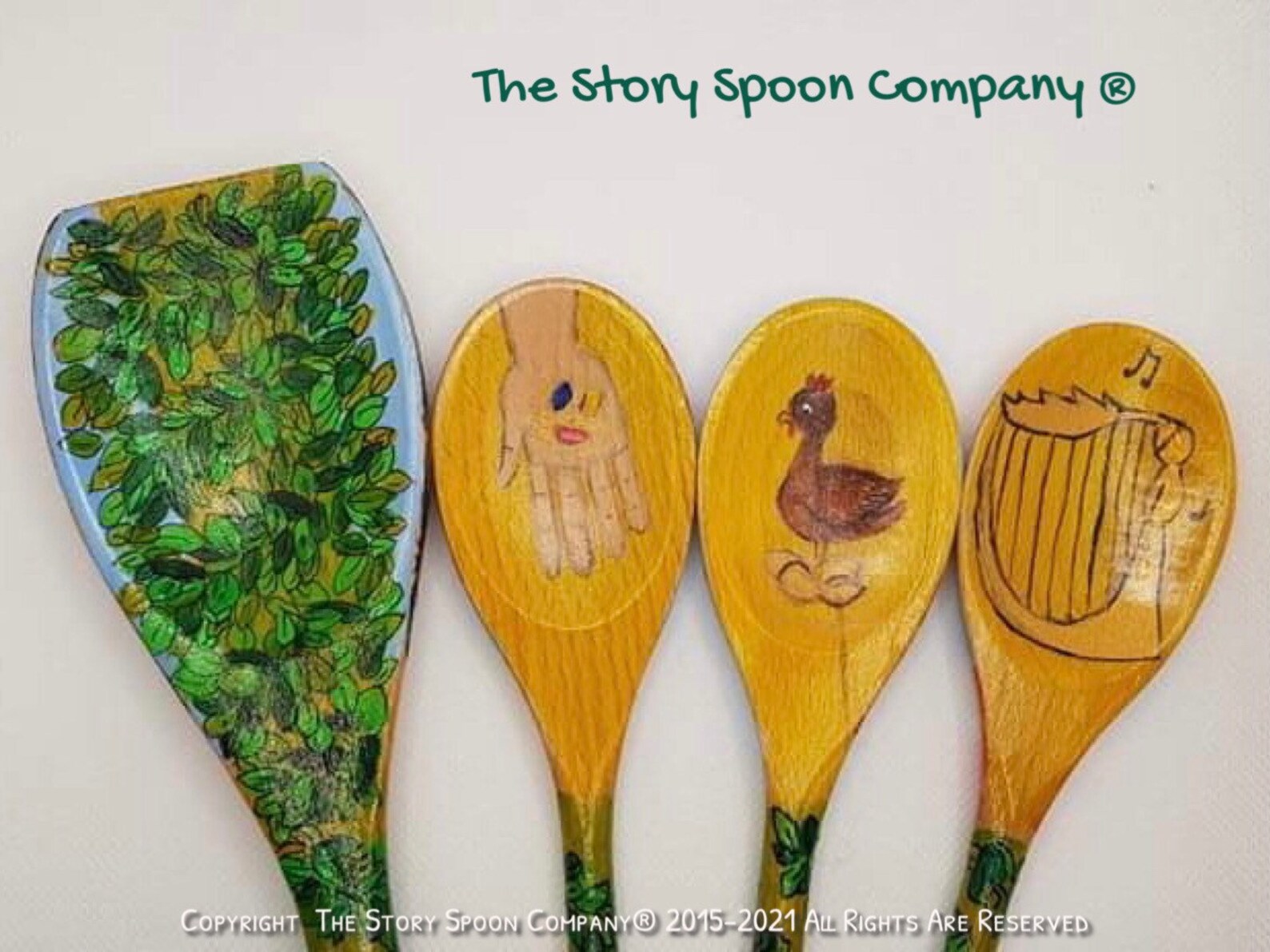 Jack and the Beanstalk. Story Spoons. Fairytale. Wooden Toy. - Etsy UK