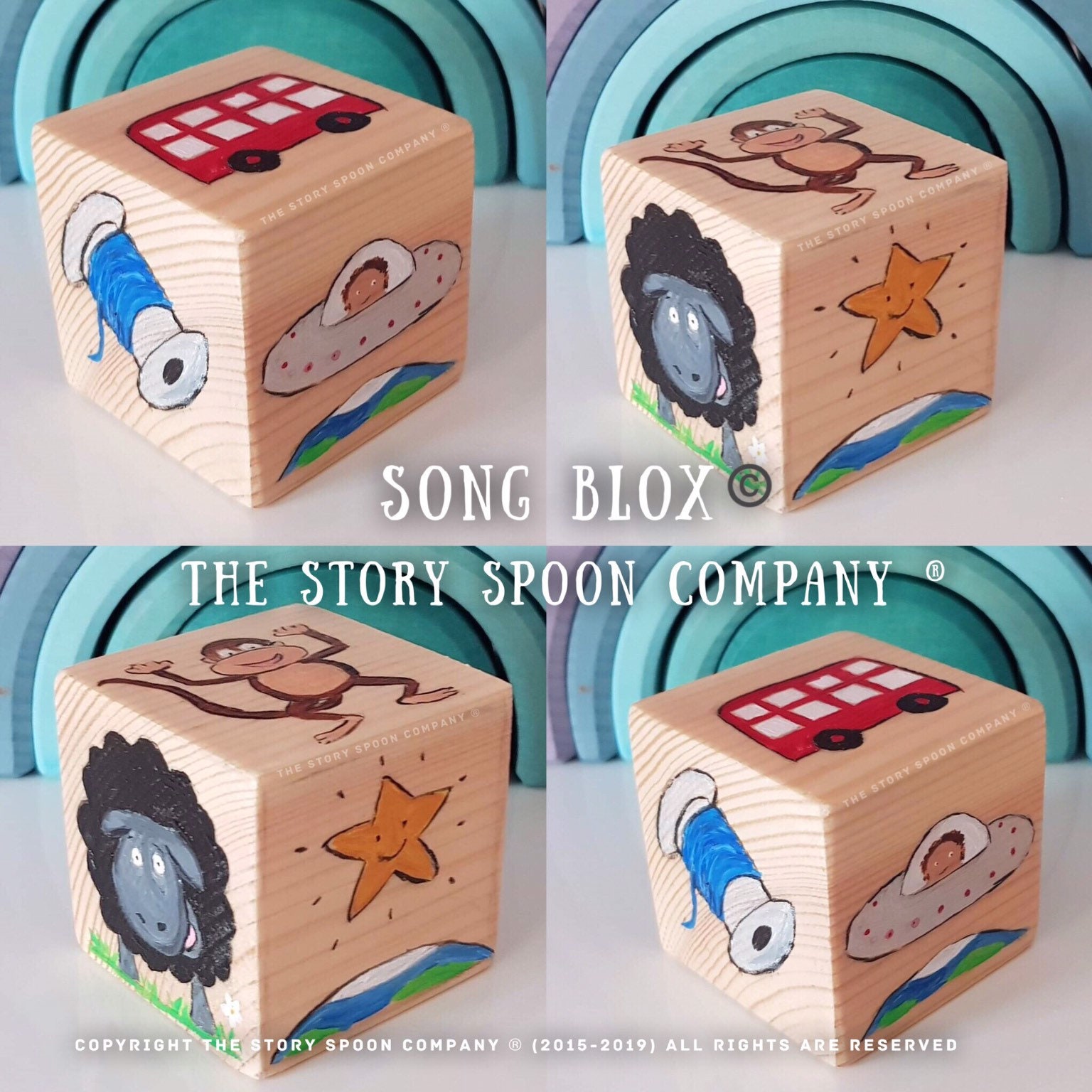 Song Blox. Nursery Rhyme. Story Cube. Story Block. Wooden Toys ...