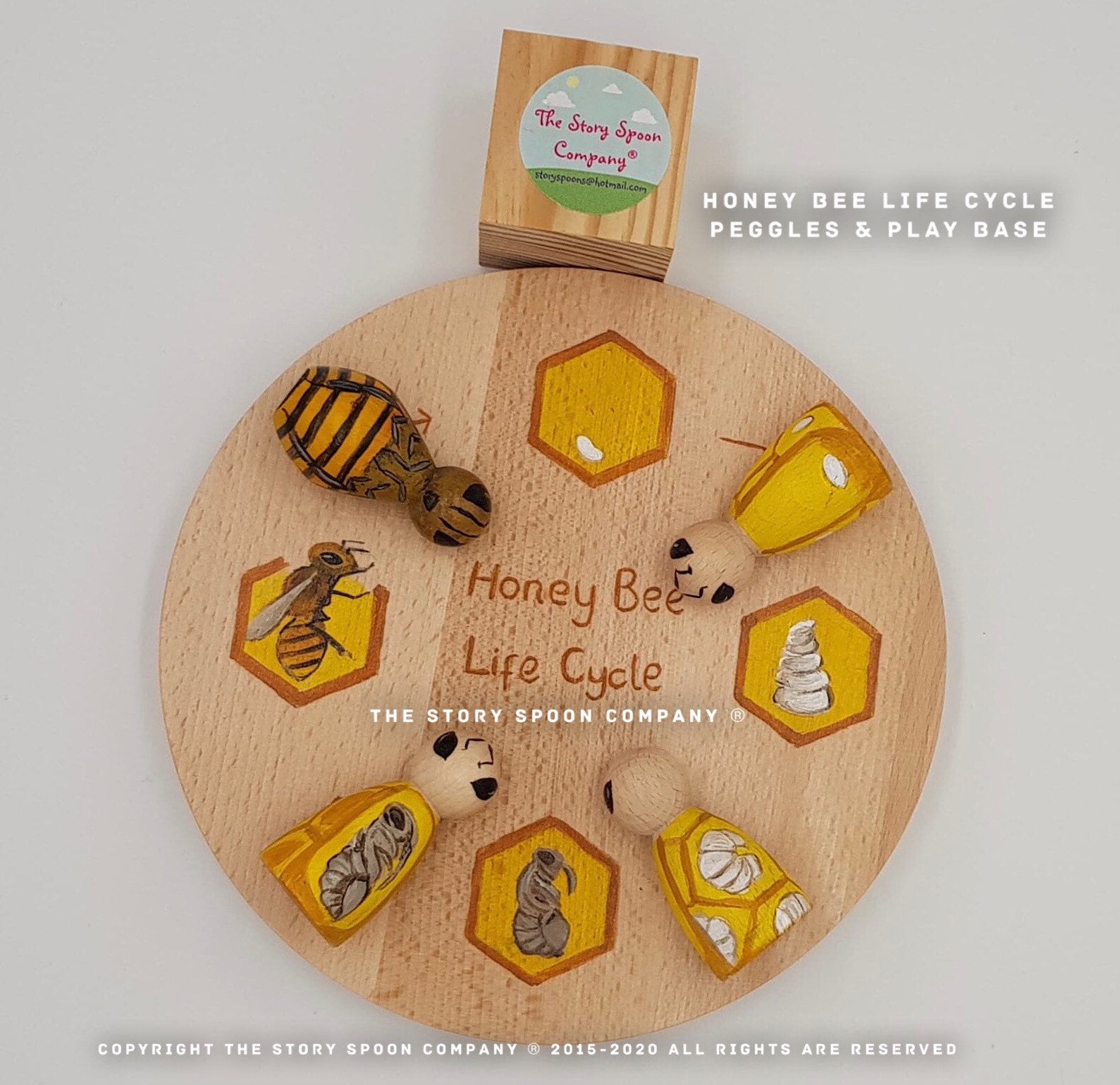 Bees. Beekeeper. Peg Dolls. Hive. Honeycomb. Life Cycle. Science Toy ...