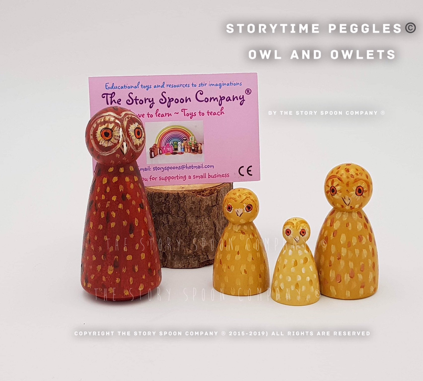 Peg Dolls. Owl and Owlets. Babies. Owl. Eyfs Preschool Toy. | Etsy