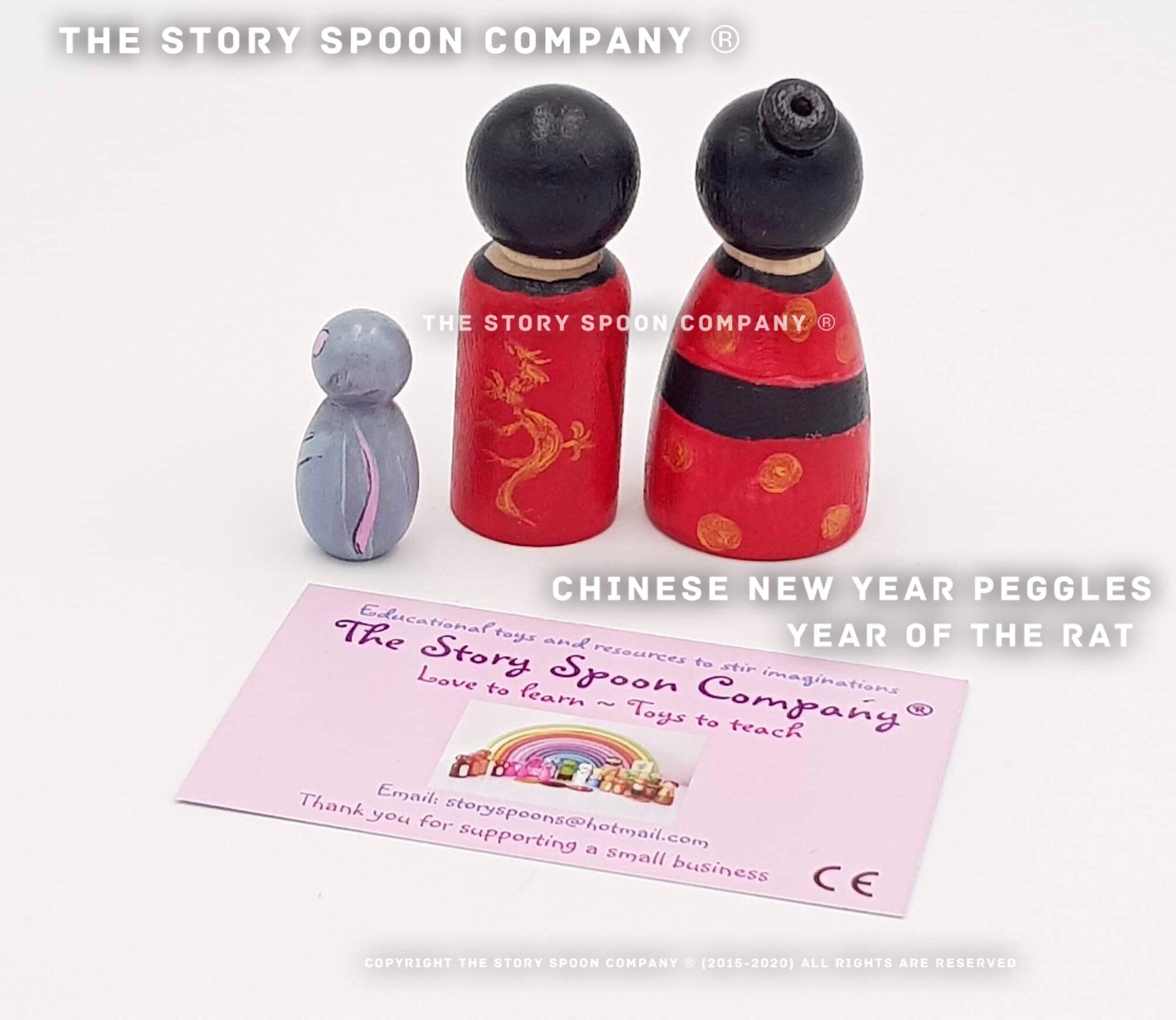 Chinese Peg Dolls. Chinese New Year. Montessori. Waldorf. | Etsy