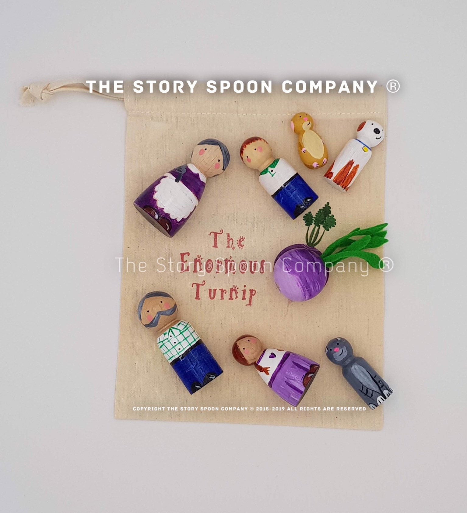 The Enormous Turnip Small World Childrens Wooden Toy - Etsy