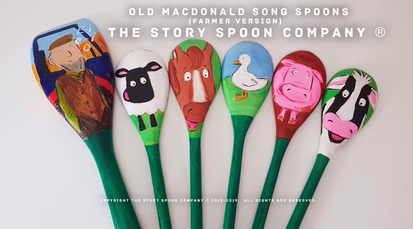 Old Macdonald Story Rhyme Spoons Small World Childrens - Etsy UK