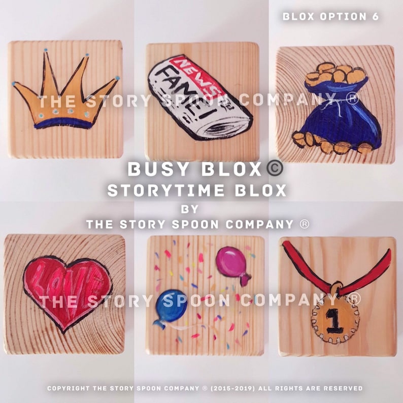 Story Blox. Storytime. Story Cube. Story Block. Wooden Toys. - Etsy