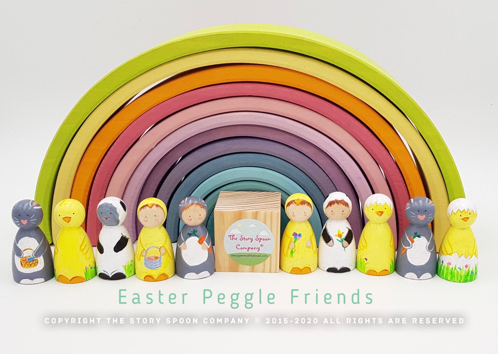 Easter Peg Dolls. Chick. Rabbit. Lamb. Bunny. Easter. Spring. | Etsy UK