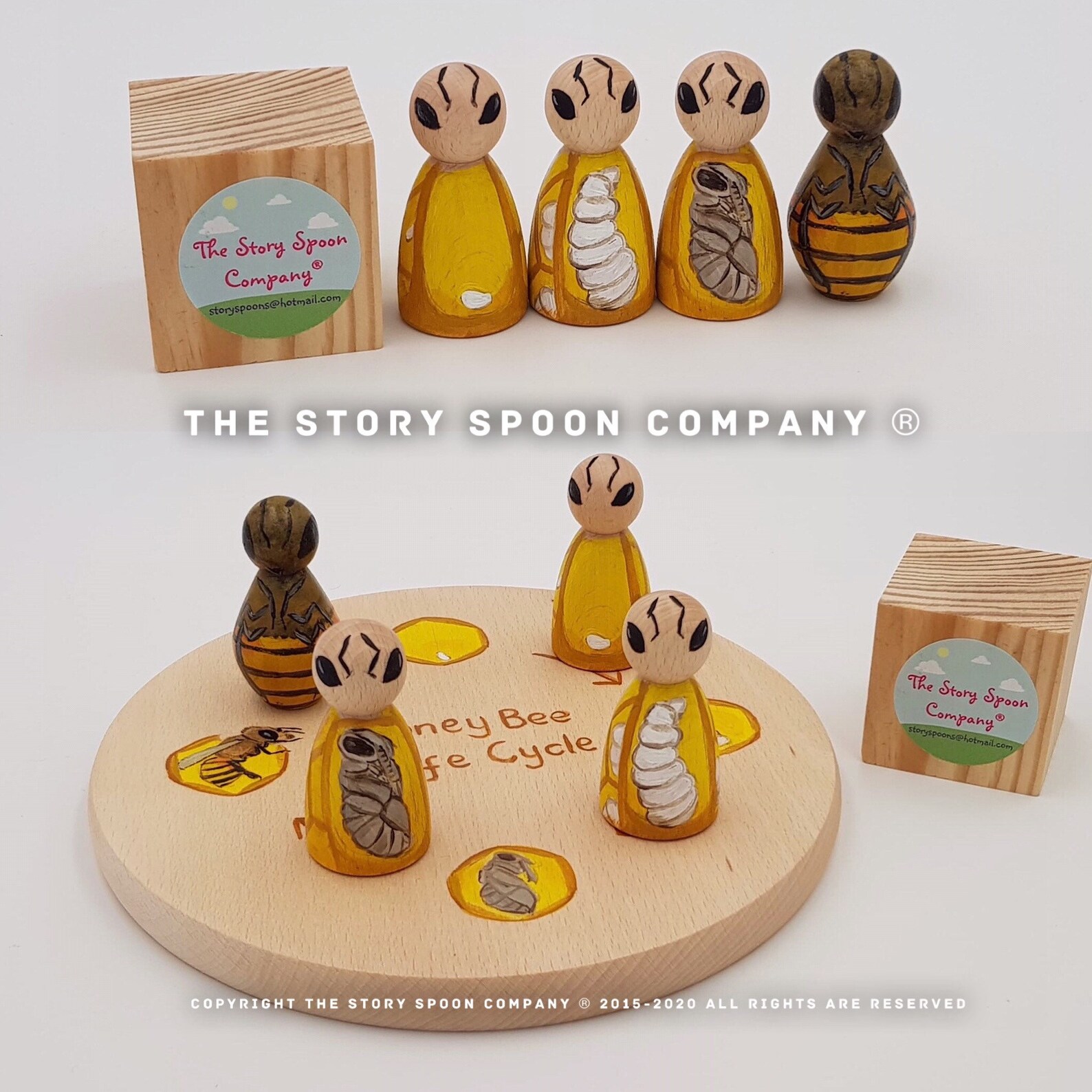 Bees. Beekeeper. Peg Dolls. Hive. Honeycomb. Life Cycle. Science Toy ...