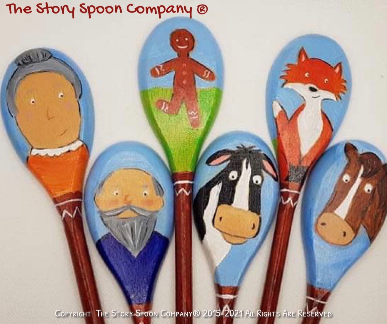 The Gingerbread Man Story Spoons. Story Spoons. Gingerbread - Etsy UK
