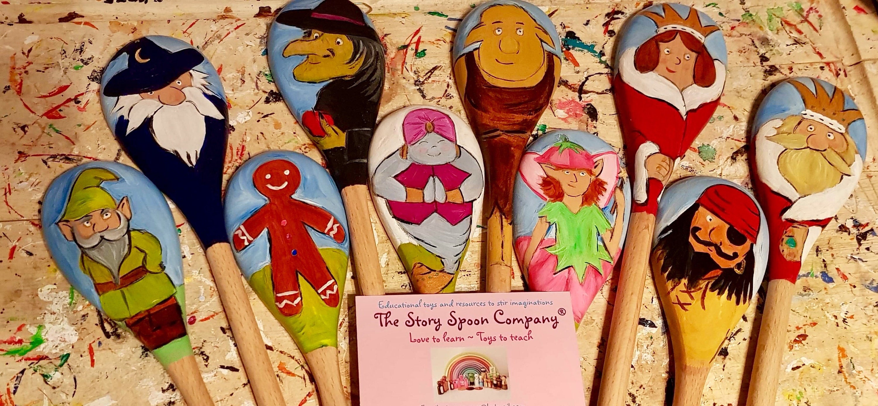 Fairytale Story Spoons childrens wooden toy waldorf | Etsy