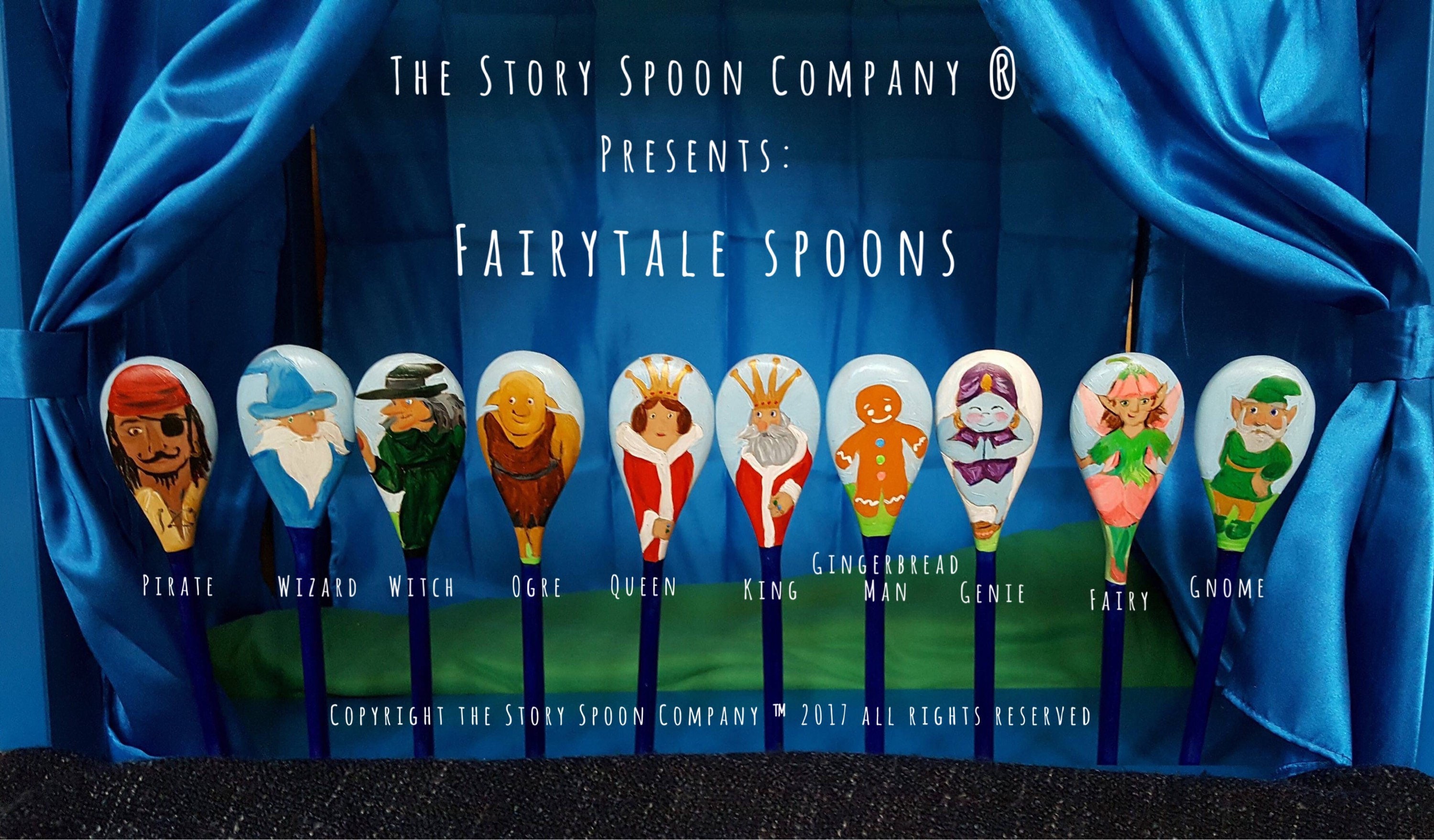 Fairytale Story Spoons childrens wooden toy waldorf | Etsy