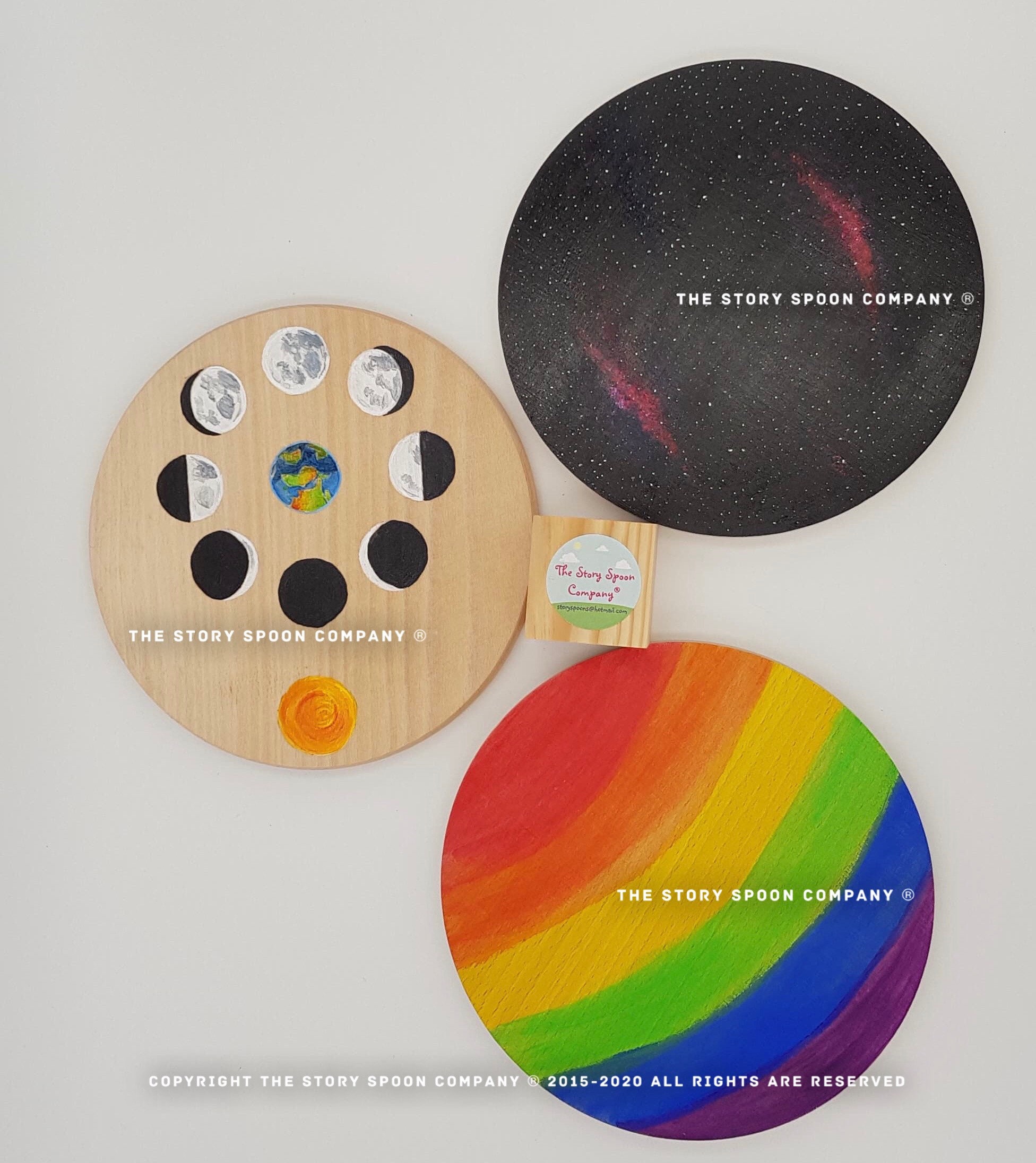 Discovery Play Base moon lunar phases sun peg dolls | Etsy