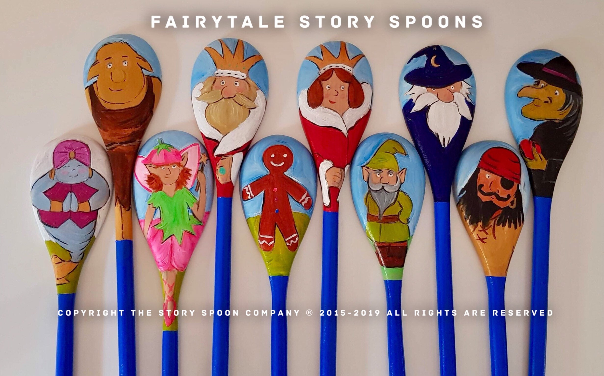 Fairytale Story Spoons childrens wooden toy waldorf | Etsy