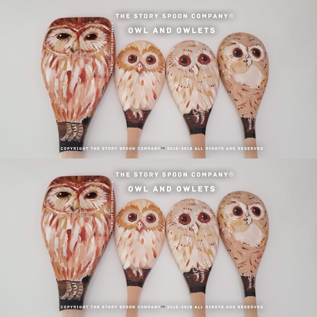Owl and Owlets Story Spoons. Owl Babies. Tawny Owl. Puppet. Story ...