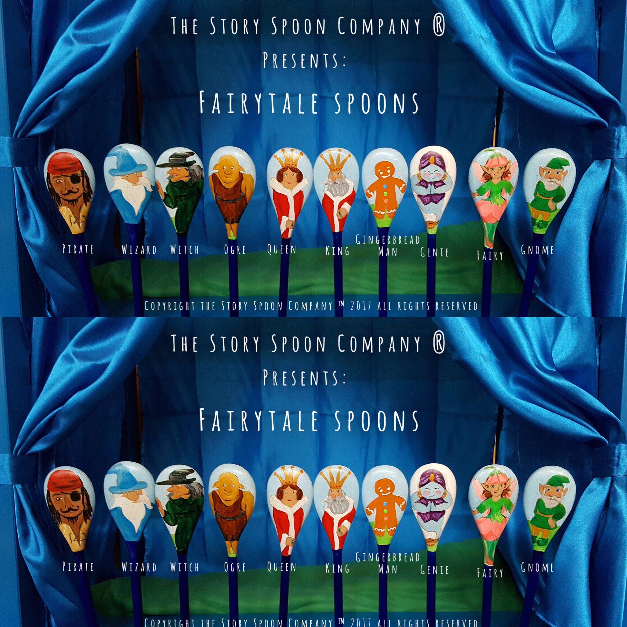 Fairytale Story Spoons childrens wooden toy waldorf | Etsy