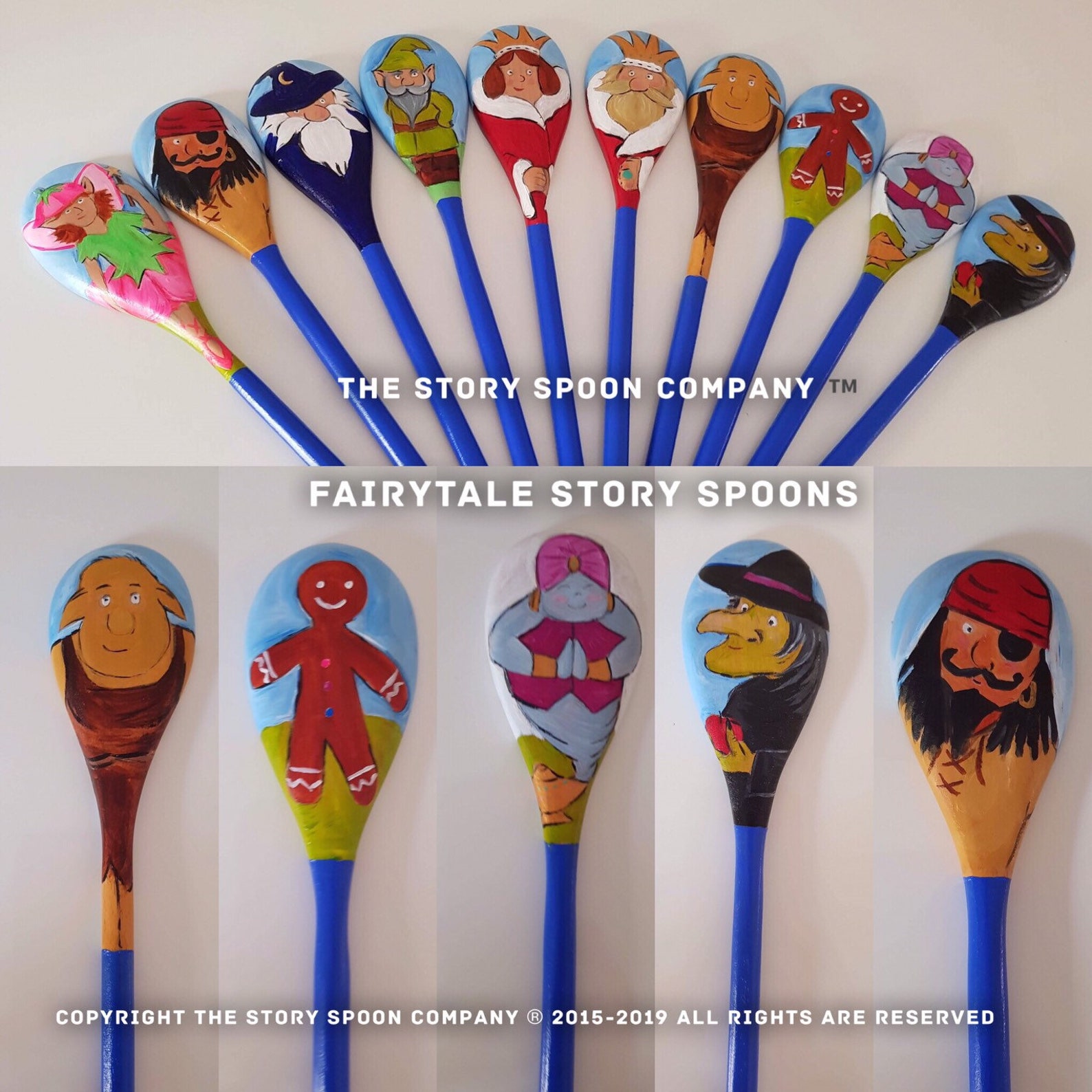 Fairytale Story Spoons childrens wooden toy waldorf | Etsy