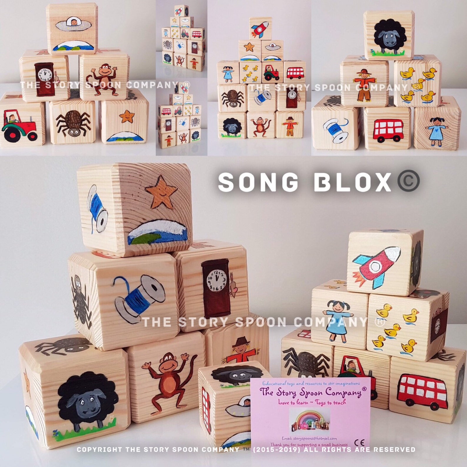 Song Blox. Nursery Rhyme. Story Cube. Story Block. Wooden Toys ...