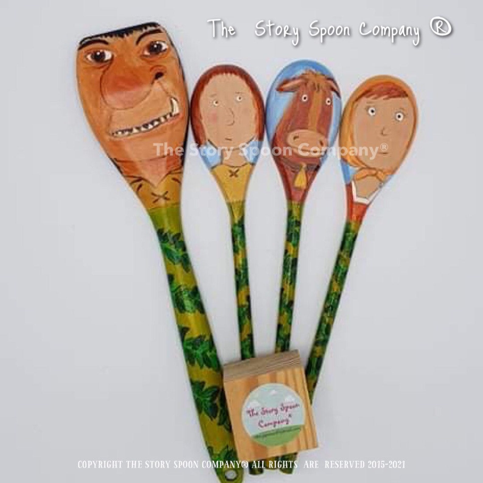 Jack and the Beanstalk. Story Spoons. Fairytale. Wooden Toy. - Etsy UK