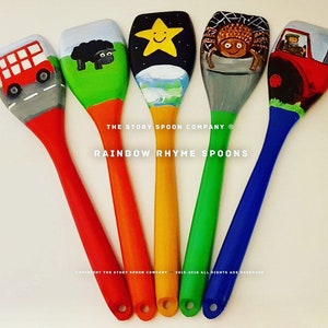 Rainbow Rhyme Song Spoons. Story Spoons. Nursery Rhymes. Song Spoons ...