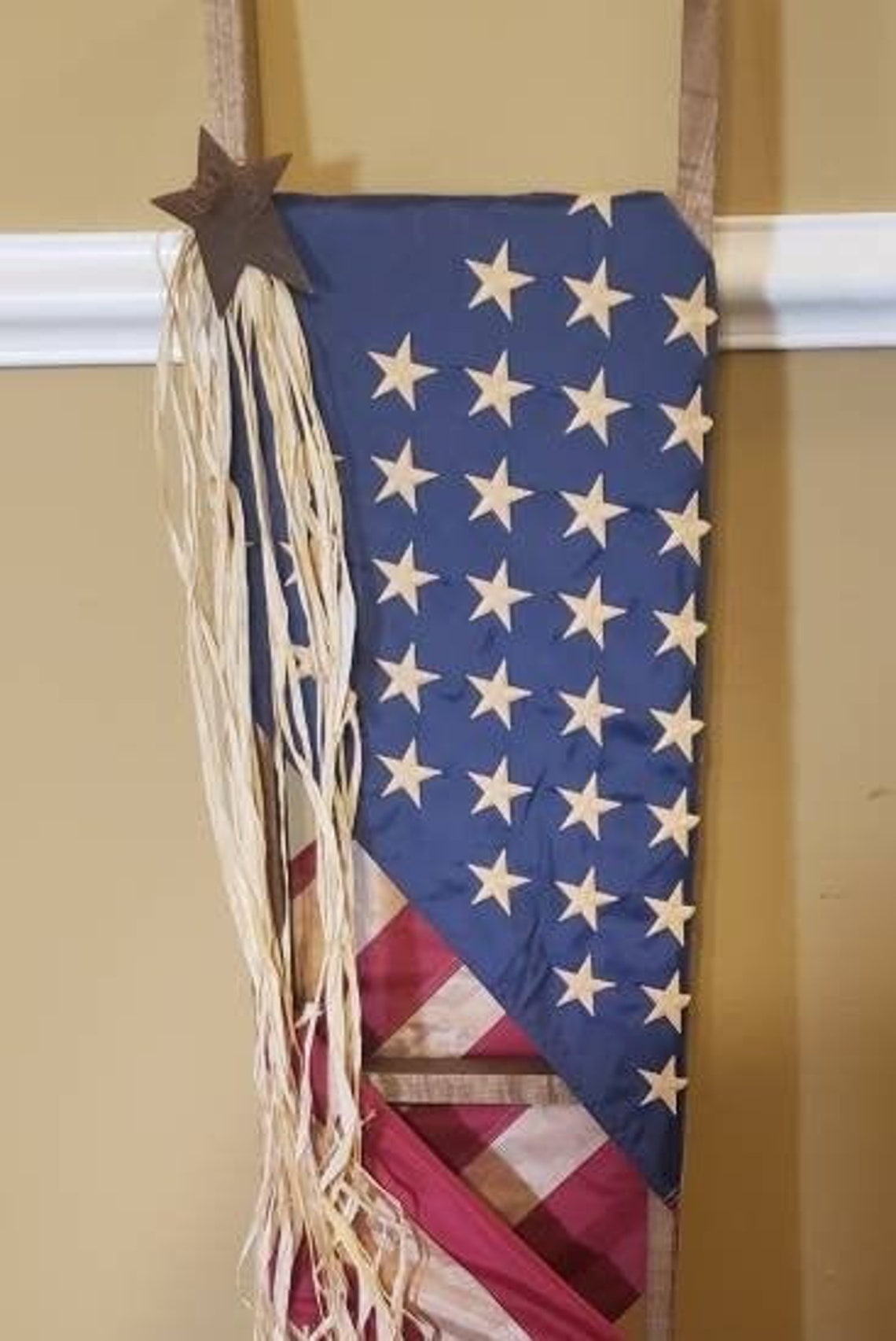 American Flag Ladder 4 Foot Tall! - Etsy