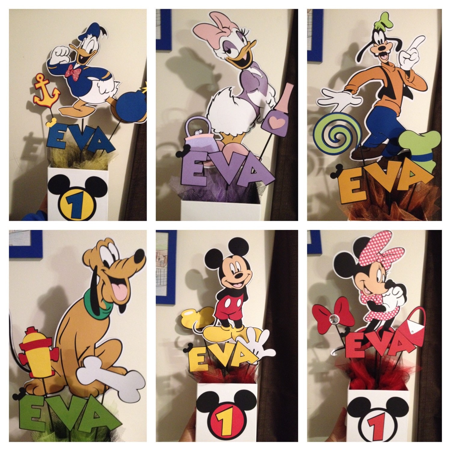Disney Characters Centerpieces - Etsy