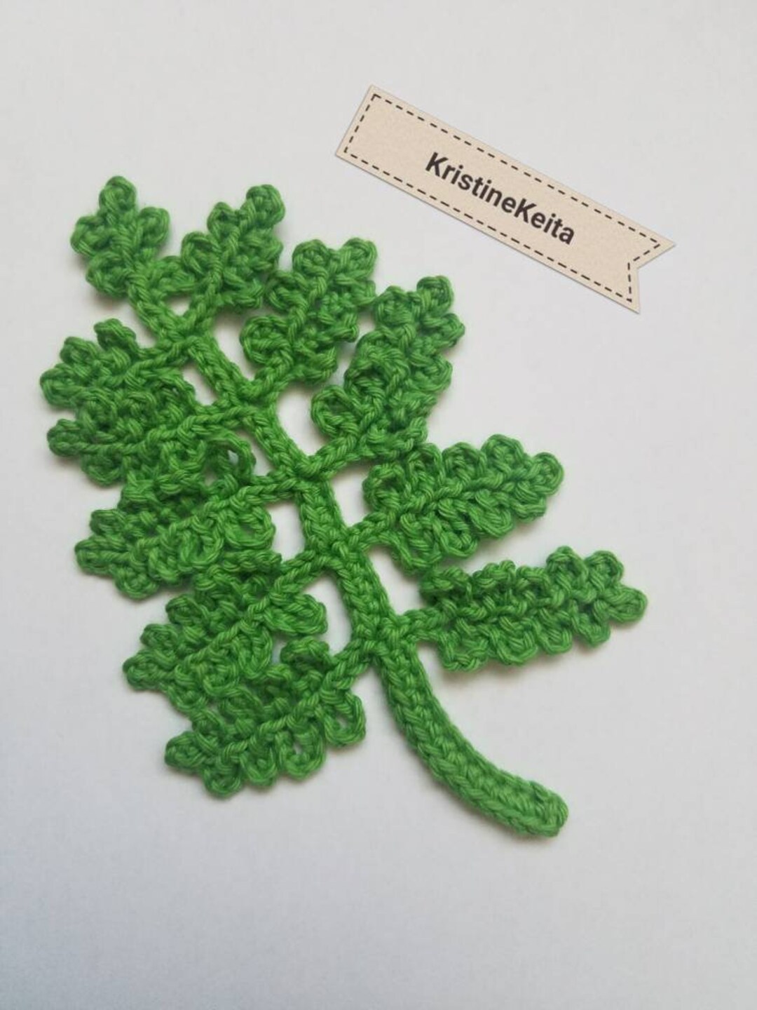 Fern Leaf Applique,crochet Fern Leaf Applique,fern Leaf Motif ...