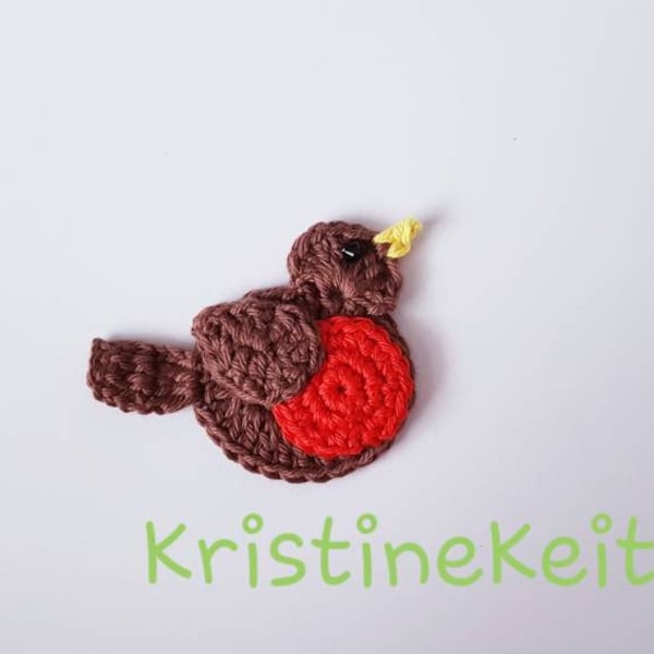 Robin Applique - Etsy