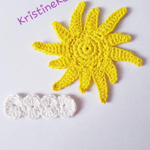 Sun Applique - Etsy