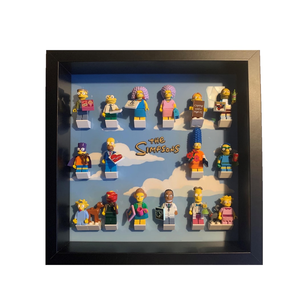 Simpsons Series 2 - 71009 - Minifigure Display Frame Case - V1 - Etsy