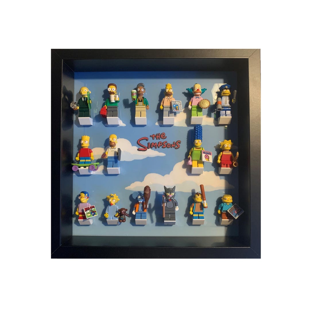 Simpsons Series 1 - 71005 - Minifigure Display Frame Case - V2 - Etsy
