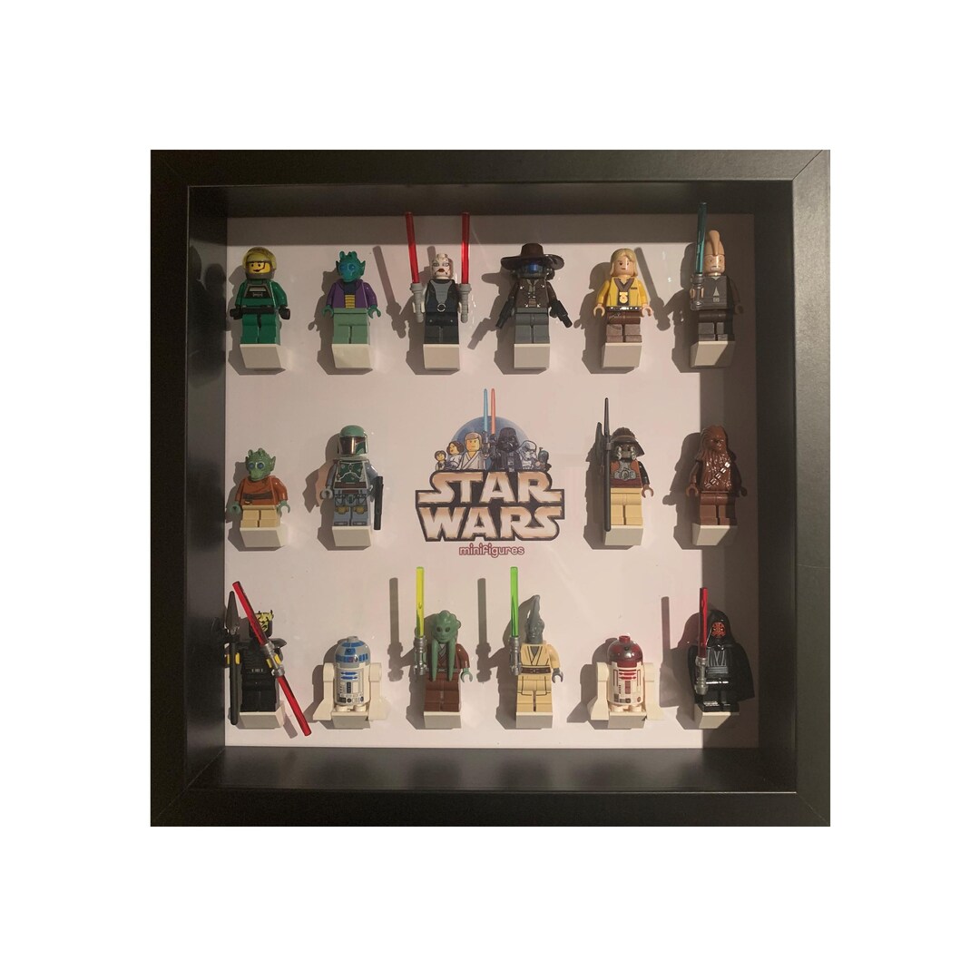 Star Wars Minifigure Display Frame Case V4 - Etsy
