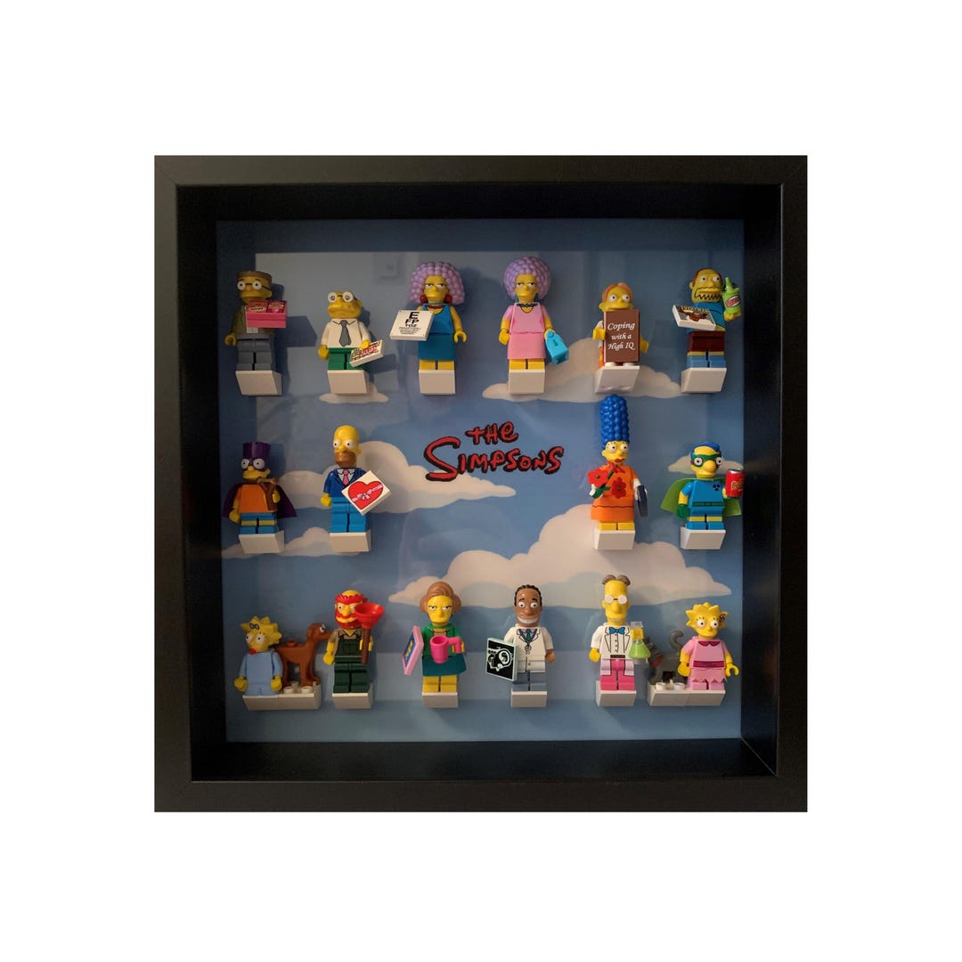 Simpsons Series 2 - 71009 - Minifigure Display Frame Case - V2 - Etsy