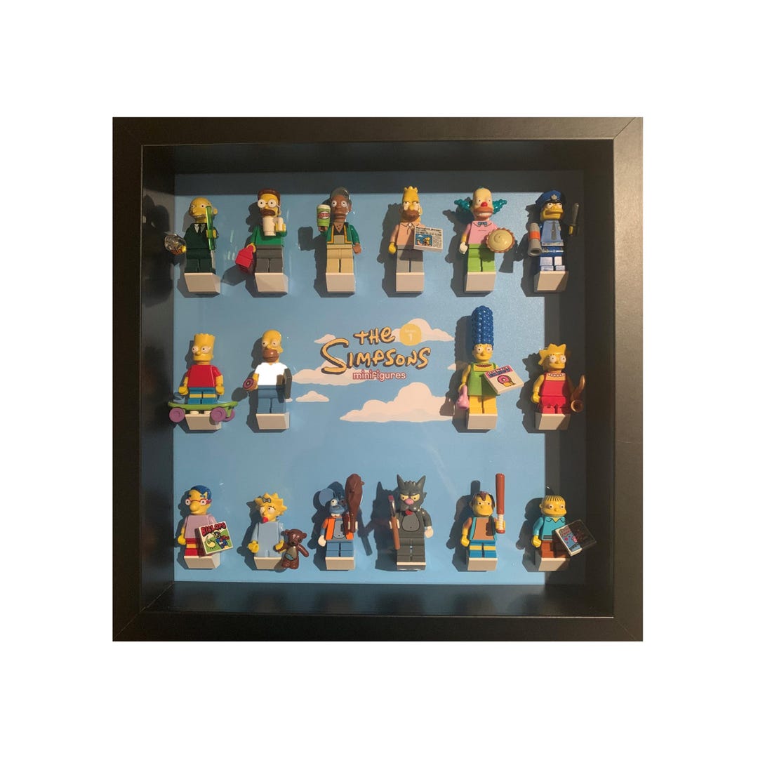 Simpsons Series 1 - 71005 - Minifigure Display Frame Case - V3 - Etsy