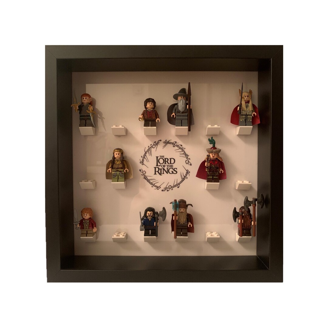 Lord of the Rings Logo - Minifigure Display Frame Case - V1 - Etsy