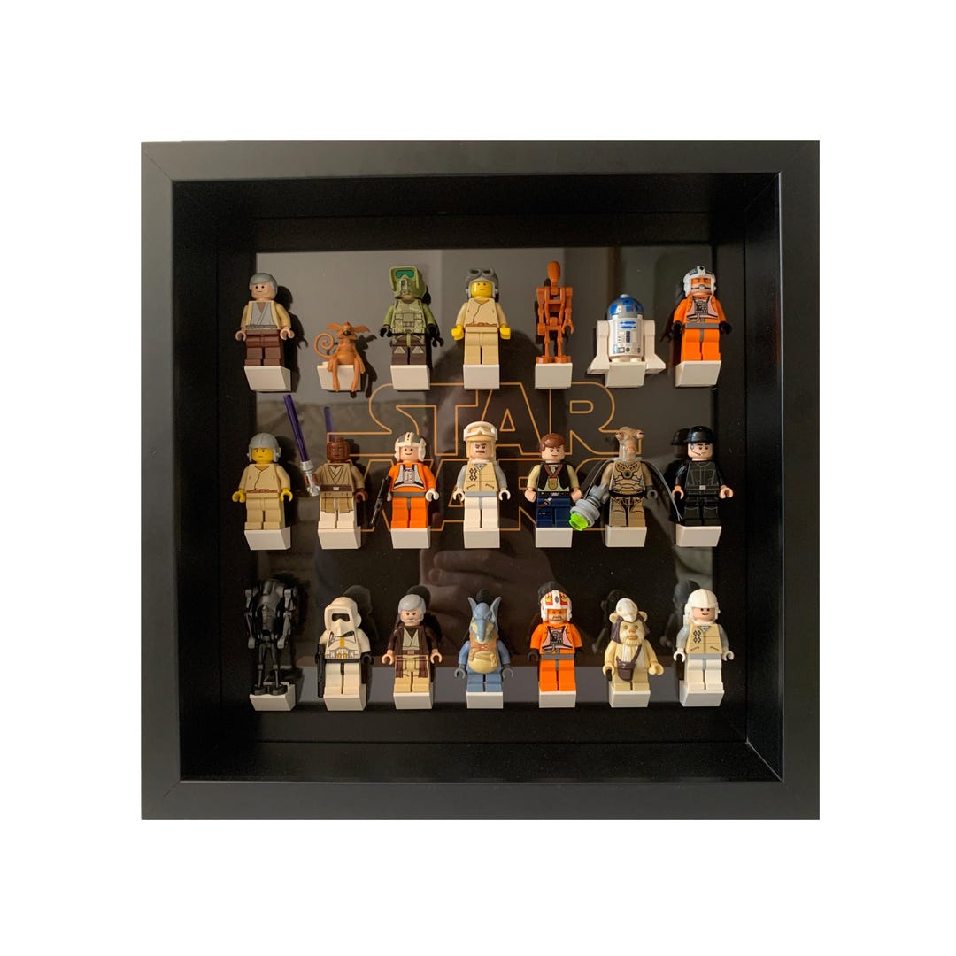 Lego ® Star Wars Minifigure Display Frame Case V2 - Etsy
