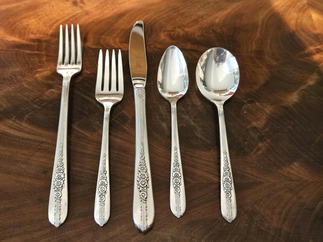 Royal Rose Silverware. Choice of Sets, Serving Peices, Carving Set ...