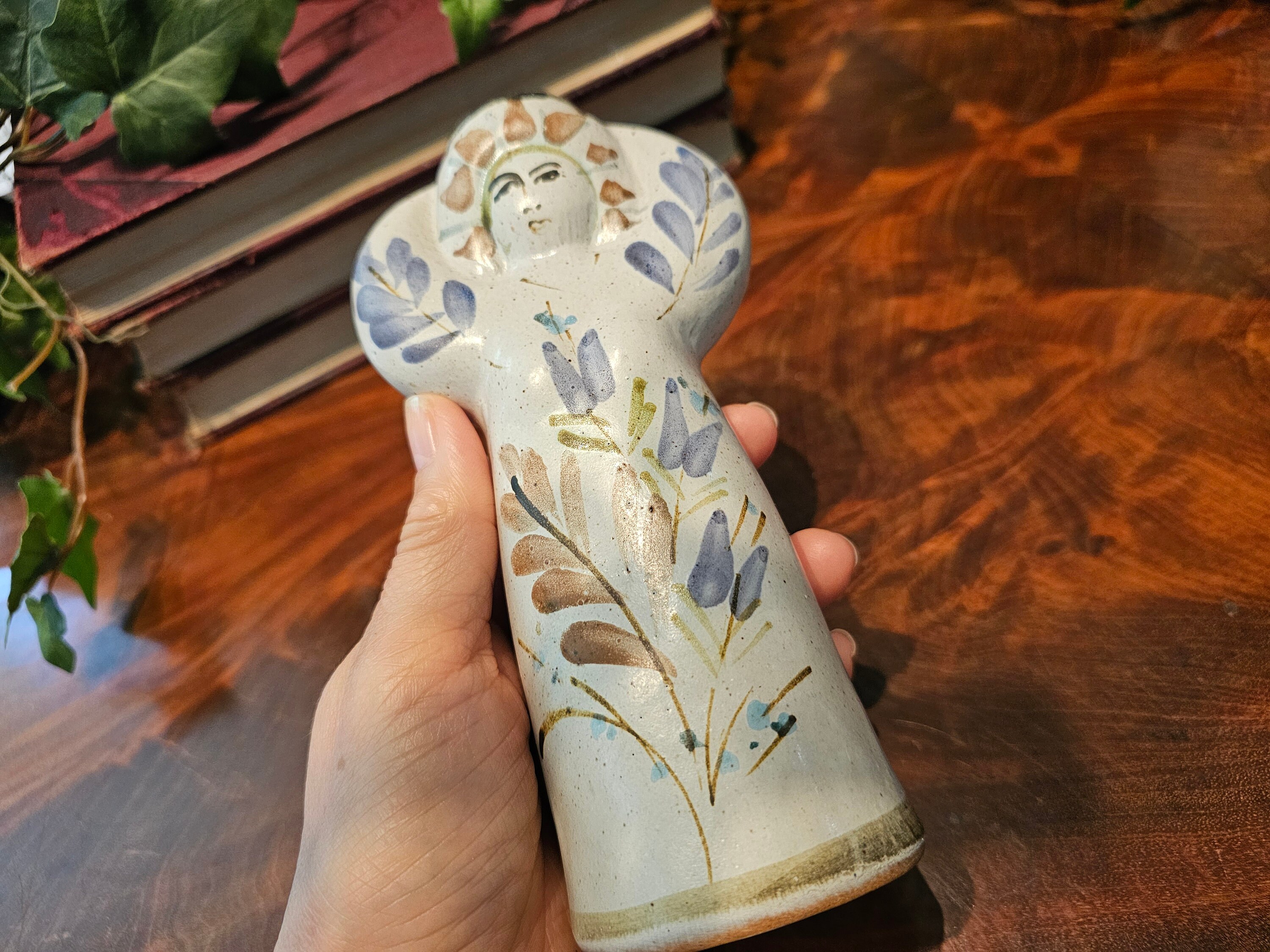 Human Figure Glazed Vase. Original Art. Signed. Vase, Home Décor. No ...