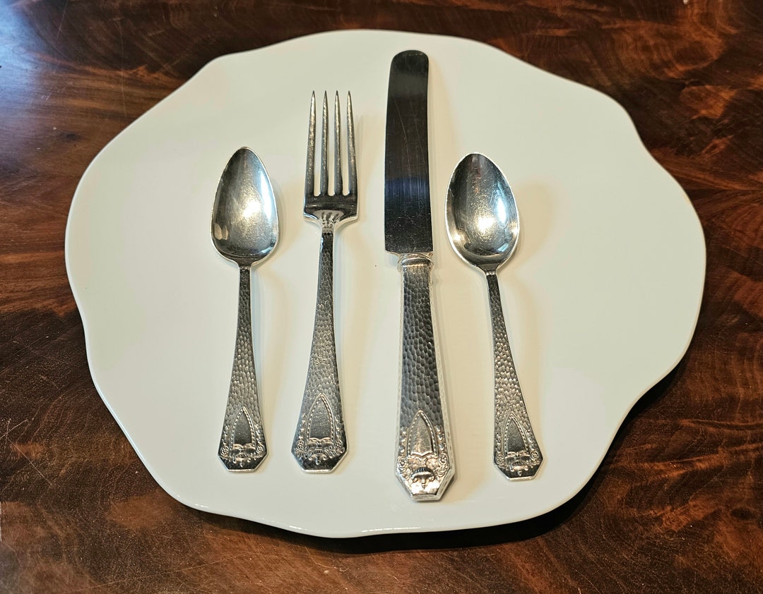 Heraldic Vintage Silverware Sets. Your Choice. Including Serving Peices ...