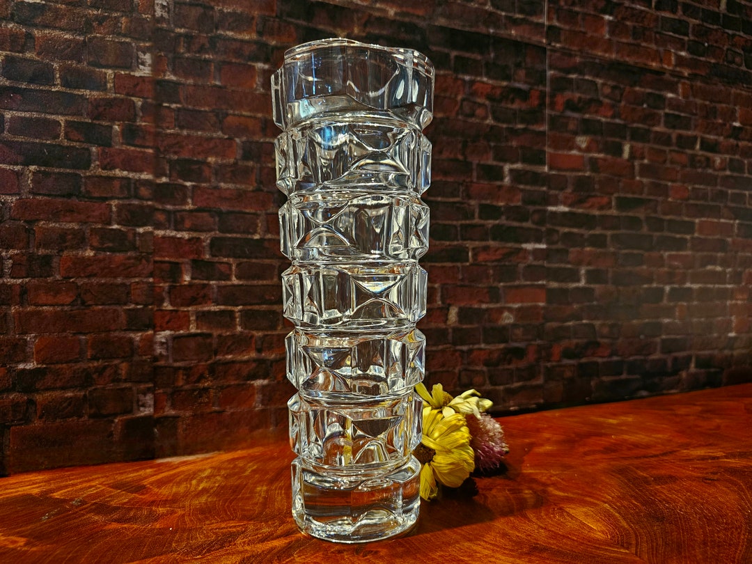 Vintage Crystal Vase. Ancenis Design by Jg.durand. Heavy Weight. Great ...